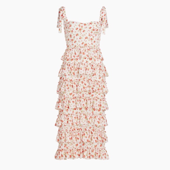 Wayf | Dresses | Wayf Floral Tiered Mididress | Poshmark
